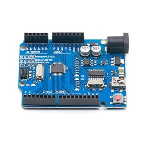 UNO R3 Development Board ATmega328P CH340 CH340G for Arduino UNO R3 with Straight Pin Header with Cable