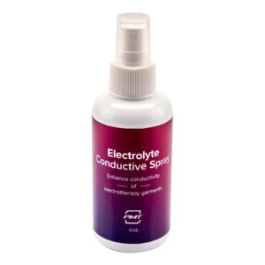 electrolyte conductive spray by pmt. electrotherapy conductive spray for use with conductive tens/ems garments… (4oz menthol-free)