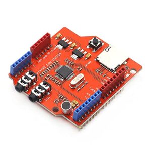 VS1053 VS1053B Stereo Audio MP3 Player Shield Record Decode Development Board Module with TF Card Slot for Arduino UNO R3