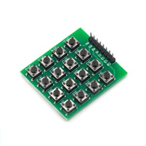 8pin 4x4 4x4 matrix 16 keys button keypad keyboard breadboard module mcu for arduino diy kit