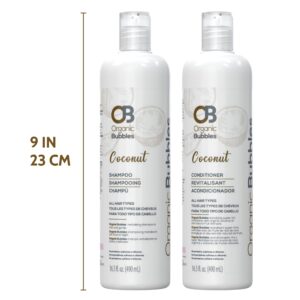 Organic Bubbles Coconut – Vegan and Made in Canada (Shampoo and Conditioner)