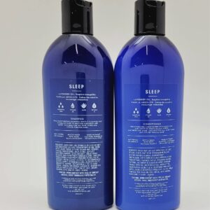 Bath & Body Works - Aromatherapy - Lavender Vanilla - Sleep - 2pc - Bundle- Shampoo and Conditioner 16 FL OZ each