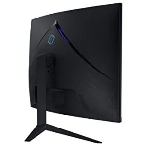 SAMSUNG 32" FHD 1080p Odyssey G3 Ultrawide Gaming Monitor, 1500R Curved Display, 165Hz, 5ms, AMD FreeSync Premium, Borderless Design, Eye Saver Mode, Black (LC32G35TFQNXZA)