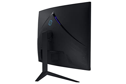 SAMSUNG 32" FHD 1080p Odyssey G3 Ultrawide Gaming Monitor, 1500R Curved Display, 165Hz, 5ms, AMD FreeSync Premium, Borderless Design, Eye Saver Mode, Black (LC32G35TFQNXZA)