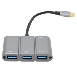 kafuty-1 otg usb 3.0 hub,5 in 1 usb c to usb3.0 4 port hub,pd3.0 fast charging,usb extension multi usb port for mobile phones with usb c/tablets/laptops