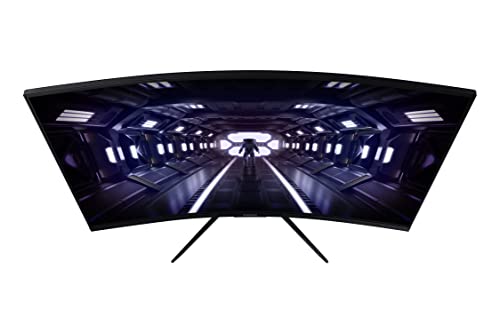 SAMSUNG 32" FHD 1080p Odyssey G3 Ultrawide Gaming Monitor, 1500R Curved Display, 165Hz, 5ms, AMD FreeSync Premium, Borderless Design, Eye Saver Mode, Black (LC32G35TFQNXZA)