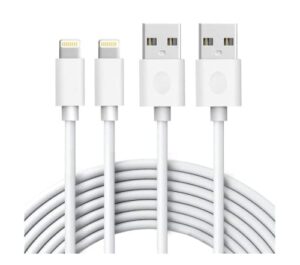 2pcs iphone charger cables [apple mfi certified] compatible with lightning cable, iphone 11 pro / 11 / xs max/xr / 8/7 / 6s / 6 / plus, ipad pro/air / 3.3 feet long