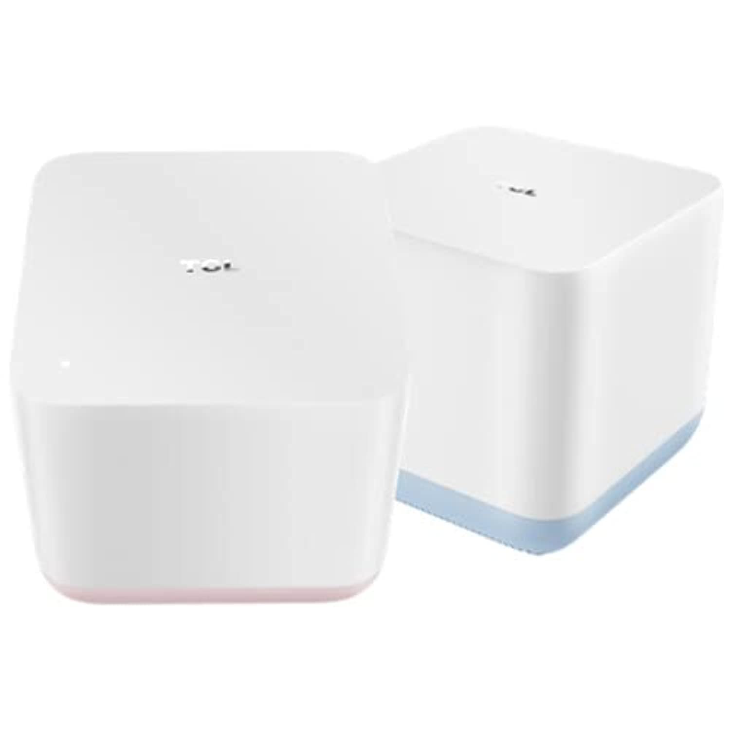 TCL Mesh Wi-Fi System, Gigabit WiFi Mesh Network Cover up to 66 Devices, Replaces WiFi Router and Extender, Whole-Home 2,800 Sq. ft. Coverage, Seamless High-Performance Wireless WiFi Booster (2 Pack)