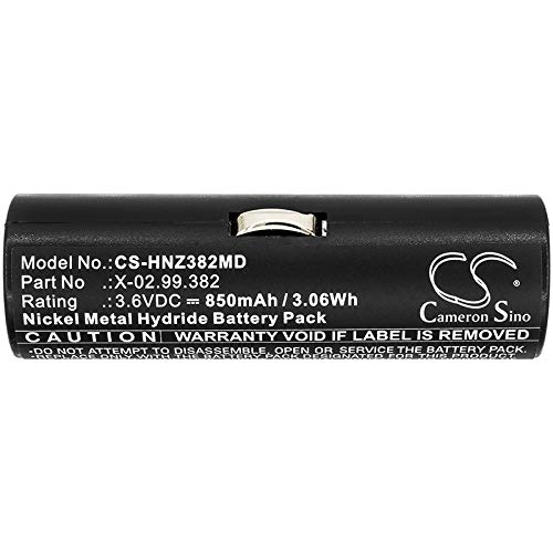 SCESMIA Replacement Battery for Heine Beta Handles, Ophthalmoscope Beta 200, Ophthalmoscope Beta 200s, Short F.O. Laryngoscope Handle 3.6V/6600mAh