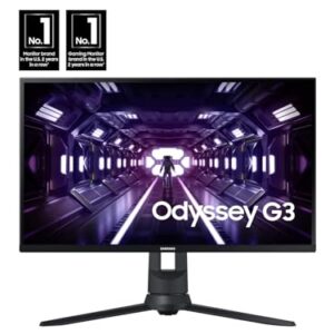 SAMSUNG 32" FHD 1080p Odyssey G3 Ultrawide Gaming Monitor, 1500R Curved Display, 165Hz, 5ms, AMD FreeSync Premium, Borderless Design, Eye Saver Mode, Black (LC32G35TFQNXZA)