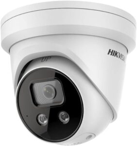 hikvision ip camera poe ds-2cd2386g2-isu/sl 2.8mm lens 4k acusense strobe light and audible warning fixed turret network camera,h.265+,ip67, built-in two-way audio,original english version