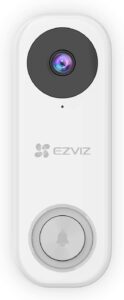 ezviz video doorbell camera, 2.4ghz/5ghz wi-fi 1080p wired security camera with ai-human detection, 2-way talk, existing wiring required | db1c