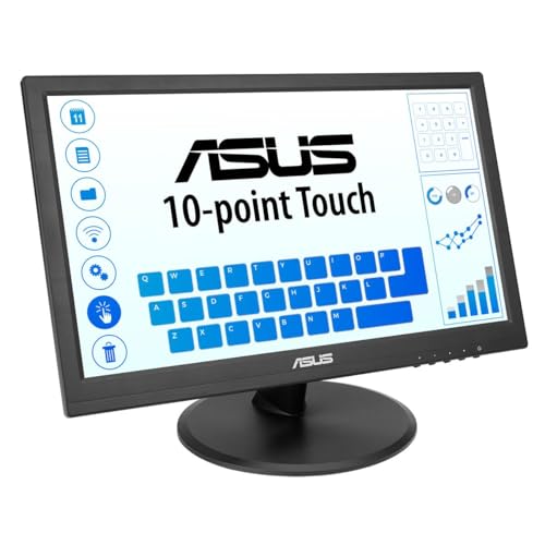 ASUS VT168HR 15.6" Full HD 1366X768 HDMI Back-lit LED Monitor, Black