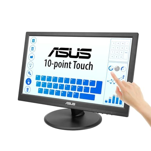 ASUS VT168HR 15.6" Full HD 1366X768 HDMI Back-lit LED Monitor, Black