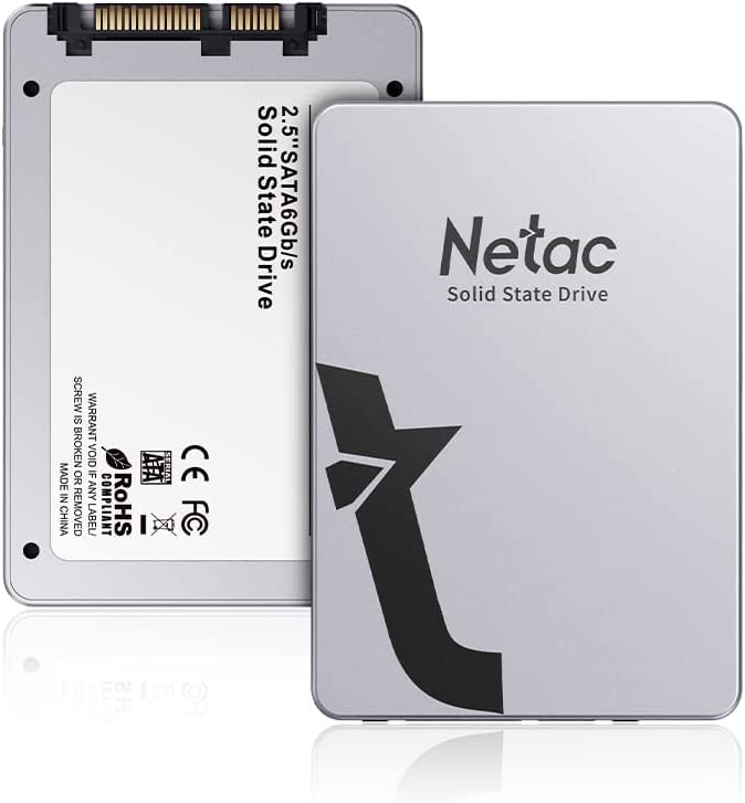 Netac 2TB Internal SSD Up to 550MB/s SATA III 6Gb/s 2.5" Internal Solid State Drive 3D NAND Easy to Install for Laptop Computer Upgrade Speed Game