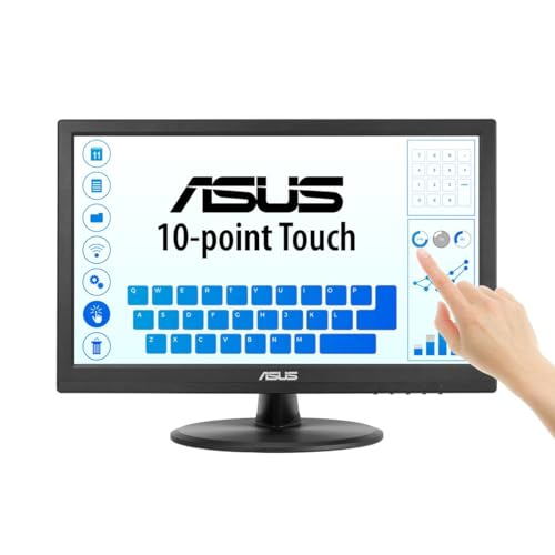 ASUS VT168HR 15.6" Full HD 1366X768 HDMI Back-lit LED Monitor, Black