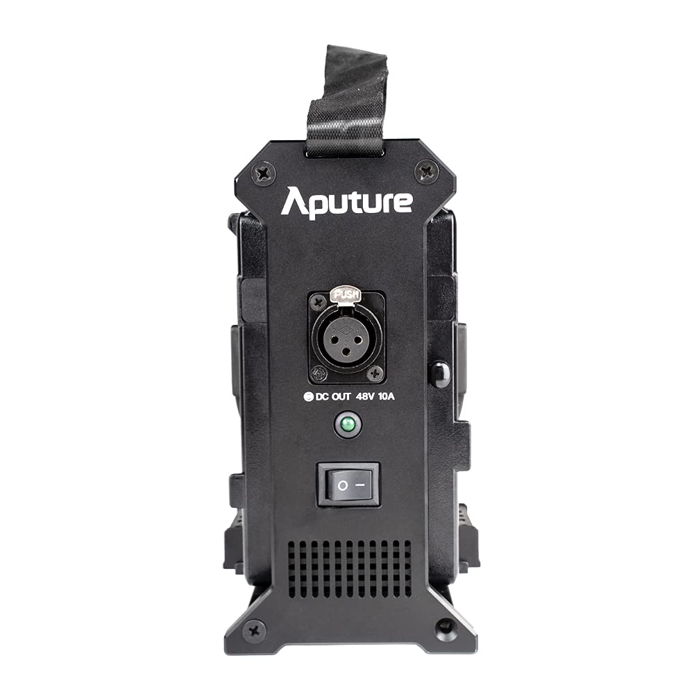 Aputure 2-Bay Battery Power Station (V-Mount) for NOVA P300C, Amaran 100D/100X/200D/200X