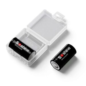 Plastic Battery Hoders for 2 Slots 18350 Battery,18350 Battery Organizer Storage Case 4 Pack