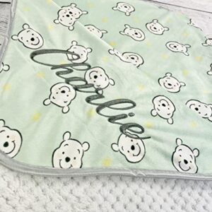 Personalized Disney Baby Blanket - Winnie The Pooh