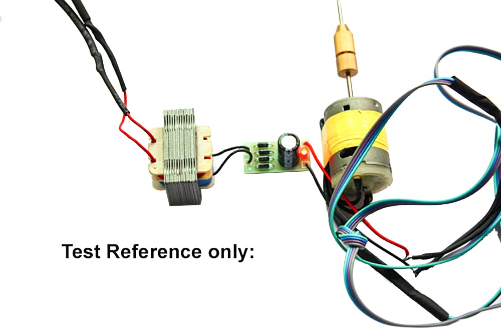 3Pcs AC-DC Converter 6V 12V 24V to 12V 6V Full Bridge Rectifier Filter Power Supply Module for Model Train Railroad LED, 1N4007 AC to DC Converter Rectifier (Input AC 6V-32V (capacitance 50V470UF))