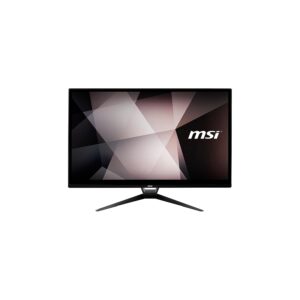 msi pro 22xt aio desktop, 21.5" fhd ips-grade led touchscreen w/hdmi-in, intel core i3-10100, 8gb memory, 256gb ssd, wifi 5, bt 4.2, usb type-c, black, windows 11 home (10m-459us)