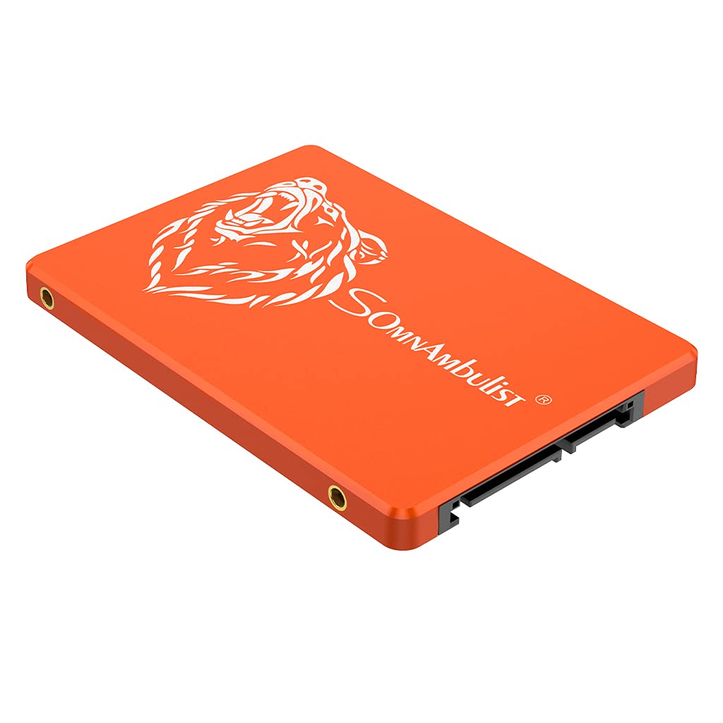 Somnambulist sata3 ssd 120gb 240gb 480gb 960gb 2.5 inch Hard Drive sata3 HDD ssd Laptop 2tb Solid State dr (Orange Bear 960GB)