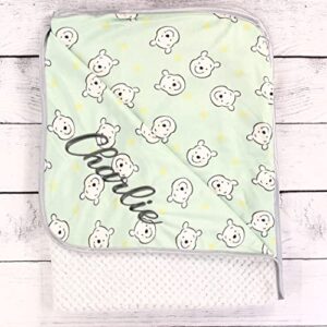 personalized disney baby blanket - winnie the pooh