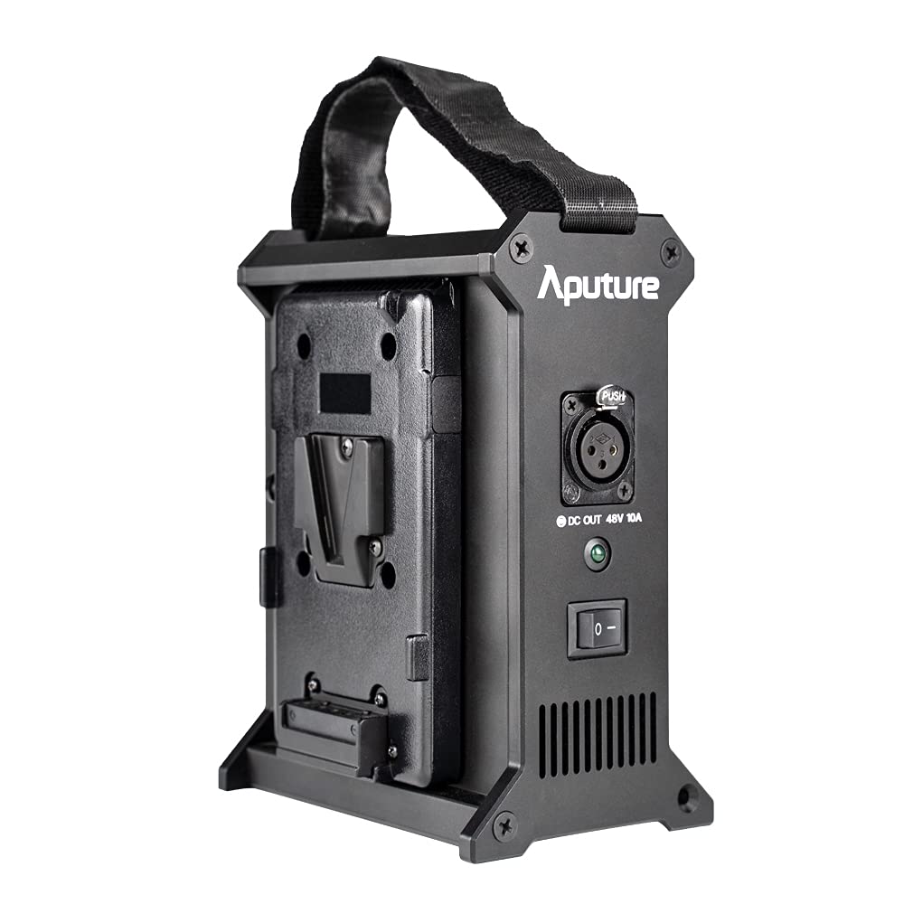 Aputure 2-Bay Battery Power Station (V-Mount) for NOVA P300C, Amaran 100D/100X/200D/200X