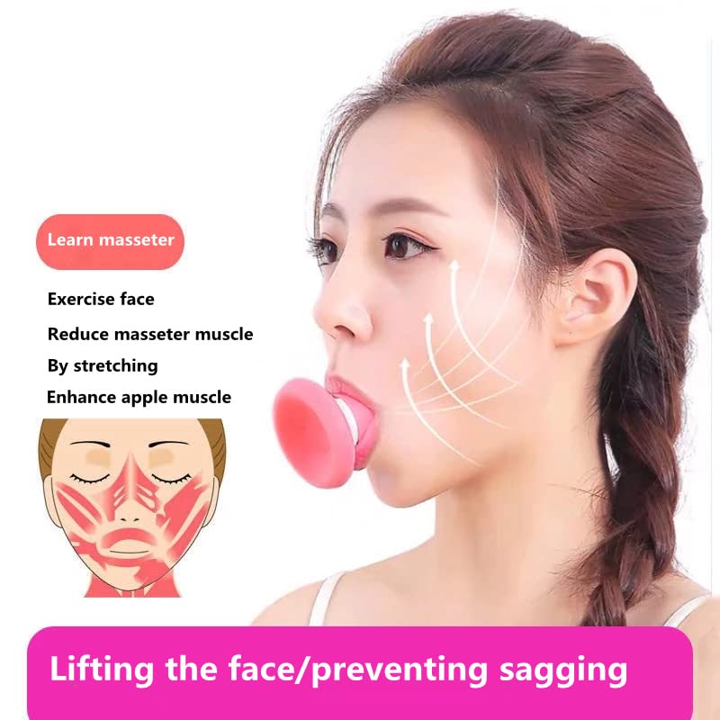 SURORAIN Face Exerciser, Facial Yoga for Skin Tighten Firm, Jaw Exerciser, Double Chin Breathing Exercise Device Jaw Face Slimmer for Women and Men