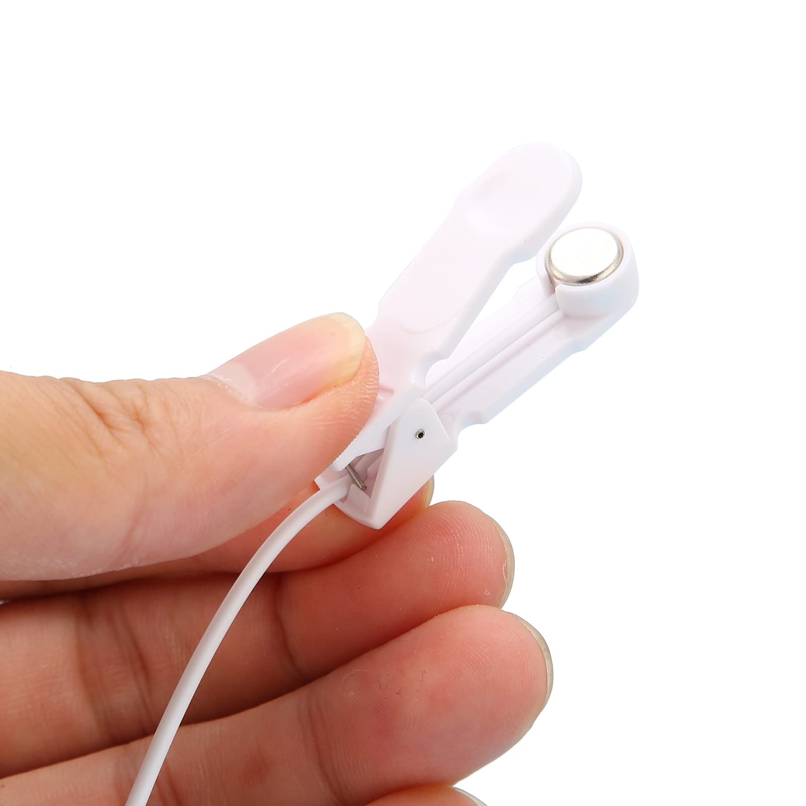 Gind Electrode Ear Clip, TENS Wire Ear Clip Promote Durable TENS Ear Clip for Digital Therapy Machines for TENS Machines