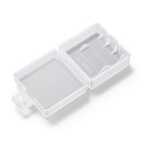 Plastic Battery Hoders for 2 Slots 18350 Battery,18350 Battery Organizer Storage Case 4 Pack