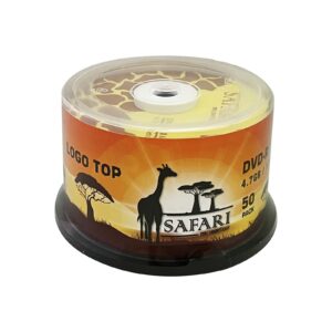 moserbaer safari dvd-r 16x 4.7gb branded logo recordable media disc-50 pack spindle