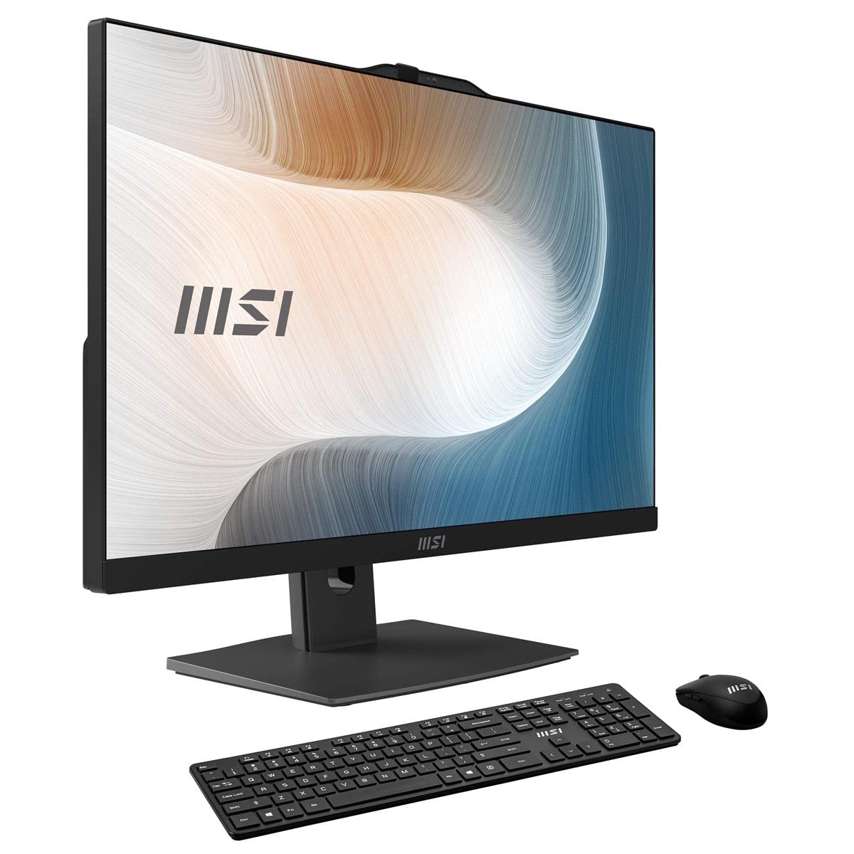 MSI Modern AM242TP AIO Desktop, 23.8" FHD Touchscreen, Intel Core i7-1165G7, 16GB Memory (Dual-CHL), 512GB SSD, WiFi 6, BT 5.1, FHD Webcam, Black, Windows 11 Home (11M-872US)