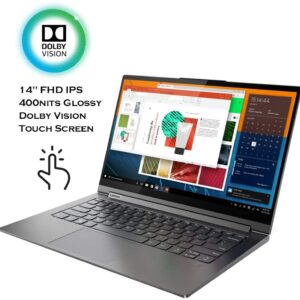 Lenovo Yoga C940 2-in-1 Ultra-Light Laptop,14" FHD 400nits Touch Display, Intel Core i5-1035G4, Thunderbolt 3,Intel Iris Plus, Pen, Webcam, Fingerprint, w/Accessories (Yoga C940 | 512GB)