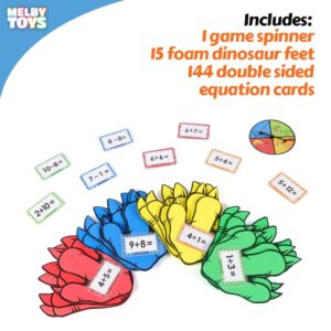 Dino Stomp Addition and Subtraction Games I Math Games for Kindergarten I Math Toys for Kids 5-7 I Addition and Subtraction Flashcards I Addition Games I Educational Kids Games