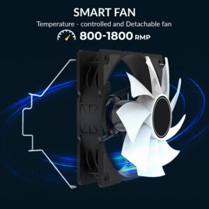 Dracaena RGB CPU Air Cooler, 120mm PWG CPU Fan,4 Heat Pipes, RGB CPU Air Cooling for Intel LGA 1700/115X/1200, AMD AM4/AM5