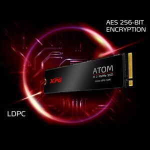 XPG Atom 50 1TB PCIe Gen4 x4 NVMe 1.4 M.2 2280 Internal Solid State Drive SSD Up to 5,000 MB/s (AATO-50-1TCI)