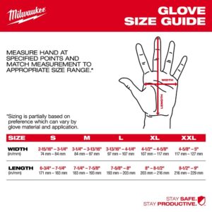 Milwaukee X-Large Red Nitrile Impact Level 3 Cut Resistant Dipped Work Gloves