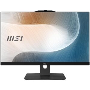 MSI Modern AM242TP AIO Desktop, 23.8" FHD Touchscreen, Intel Core i7-1165G7, 16GB Memory (Dual-CHL), 512GB SSD, WiFi 6, BT 5.1, FHD Webcam, Black, Windows 11 Home (11M-872US)