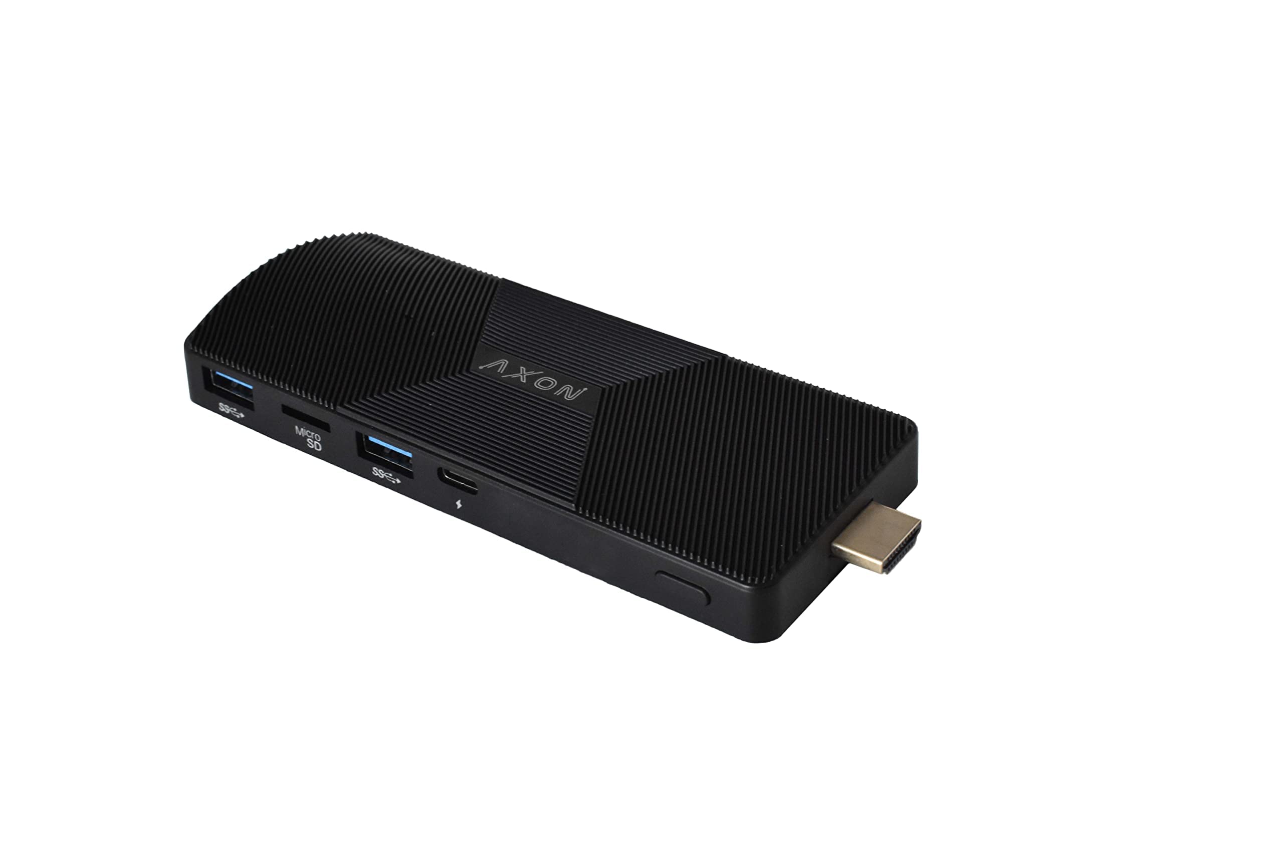 Fanless Axon LAN Mini PC Stick, Intel Gemini Lake 41 Series Processor, Windows 10 Pro, 8GB RAM + 128GB eMMC. Support 4K HD, 2.4/5G WiFi, BT 4.0