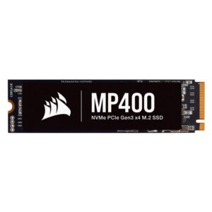 corsair mp400 4tb m.2 nvme pcie x4 gen3 ssd (sequential read speeds of up to 3,480 mb/s, write speeds of up to 3,000 mb/s, high-density 3d qlc nand) black