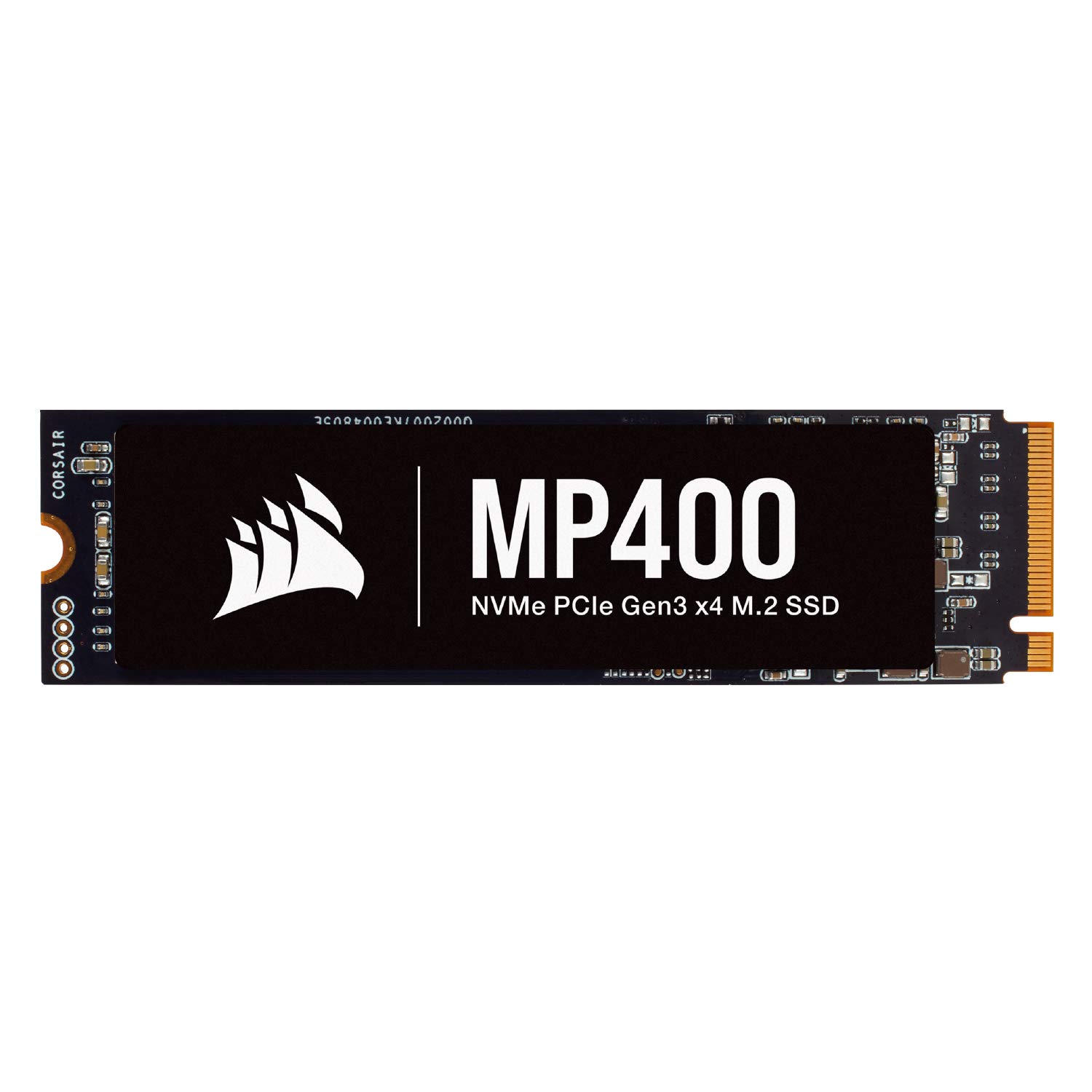 Corsair MP400 4TB M.2 NVMe PCIe x4 Gen3 SSD (Sequential Read Speeds of up to 3,480 MB/s, Write Speeds of up to 3,000 MB/s, High-Density 3D QLC NAND) Black