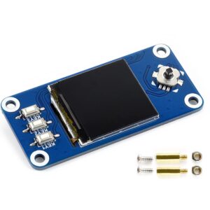 Waveshare 1.3 Zoll LCD Display HAT for Raspberry Pi, 240x240 IPS, SPI, Joystick & 3X Buttons