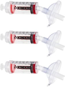 dechoker choking rescue anti-choking device for qty 3 children (ages 3-12 years), pack of 3, first aid choking rescue