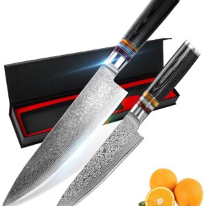 Chef's knives Damascus Steel Chef Knife Cuchillos de Chef Professional