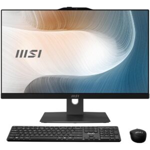 msi modern am242tp aio desktop, 23.8" fhd touchscreen, intel core i7-1165g7, 16gb memory (dual-chl), 512gb ssd, wifi 6, bt 5.1, fhd webcam, black, windows 11 home (11m-872us)