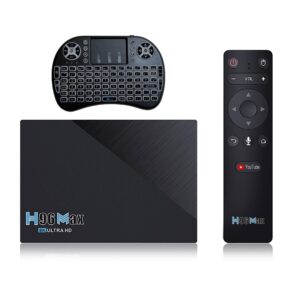 8gb 128gb h96 max rk3566 android tv box rk3566 quad core android 11.0 2.4g/5g wifi 1000m lan bt4.0 usb3.0 support 4k 60fps h.265 hdr box with i8 keyboard