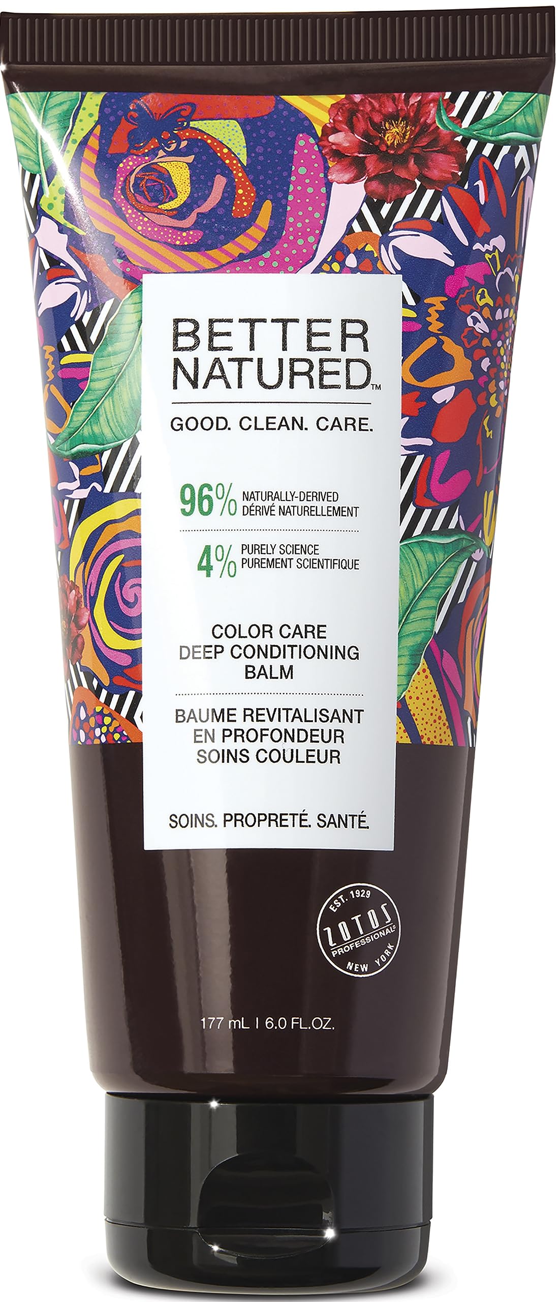 Better Natured Color Care Deep Conditioning Balm for Color Treated Hair with Coconut, Tahitian Palm and White Orchid, 6 Fl Oz