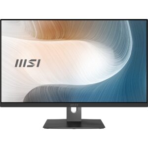 MSI Modern AM271P AIO Desktop, 27" FHD IPS-Grade LED, Intel Core i7-1165G7, 16GB Memory (Dual-CHL), 512GB SSD, WiFi 6, BT 5.1, Black, Windows 11 Home (11M-426US)