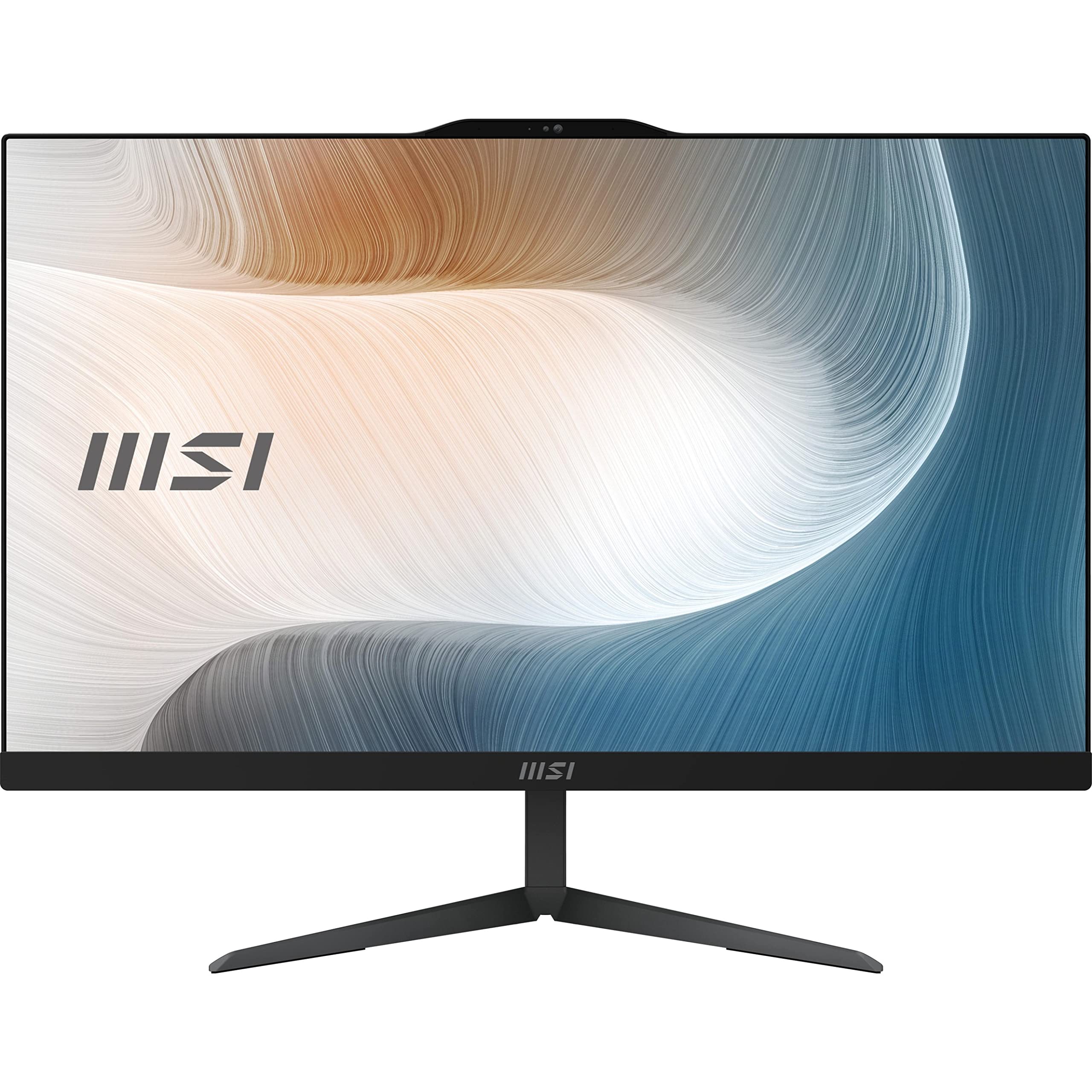 MSI Modern AM242 AIO Desktop, 23.8" FHD IPS-Grade LED, Intel i3-1115G4, 8GB Memory, 256GB SSD, WiFi 6, BT 5.1, Black, Windows 11 Home (11M-891US)